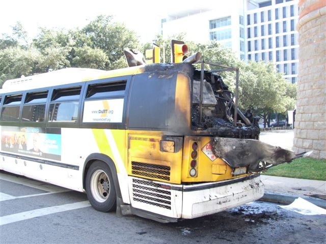 DART Bus Gets Hotter Than Rangers - D Magazine