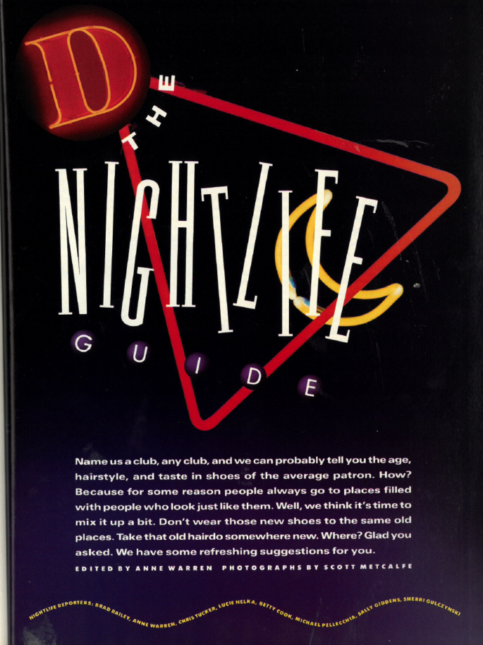 Flashback Friday: Nightlife in Dallas (1990) - D Magazine