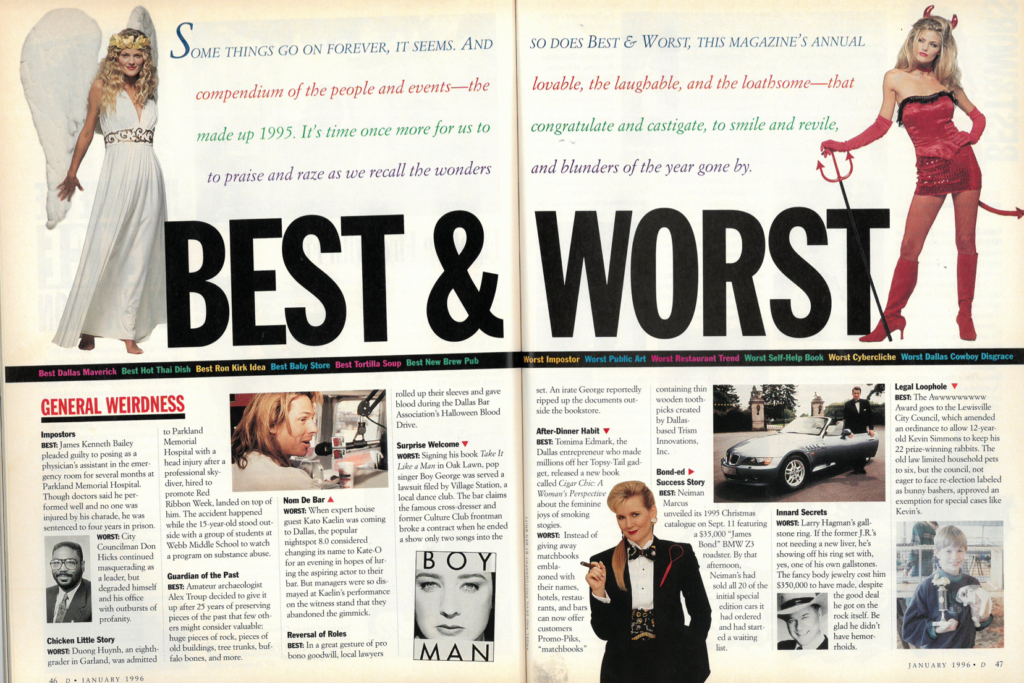 Flashback Friday: Best & Worst (1996) - D Magazine