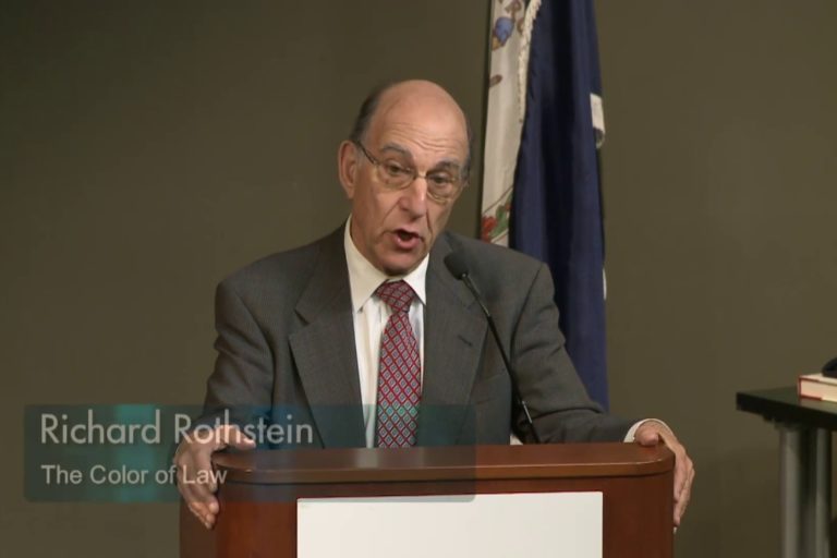 Color of Law Author Richard Rothstein Talks How Racist Housing Policies ...