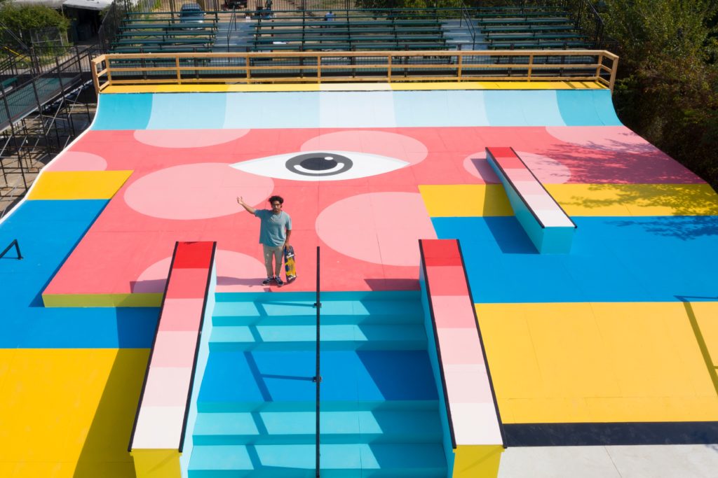 Local Artist Drigo Puts His Spin on 4DWN Skatepark - D Magazine