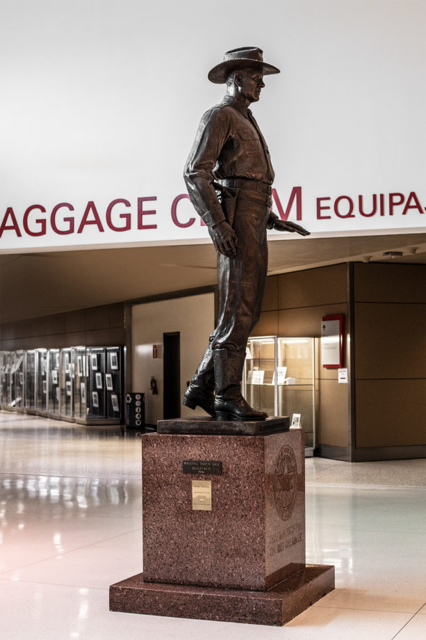 The Horrible Truth of Love Field's Texas Ranger Statue - D Magazine