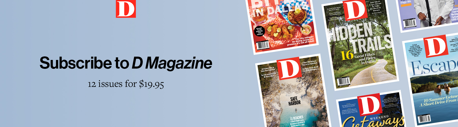D Magazine Subscription Offer - April 2021 Polybag Image - D Magazine
