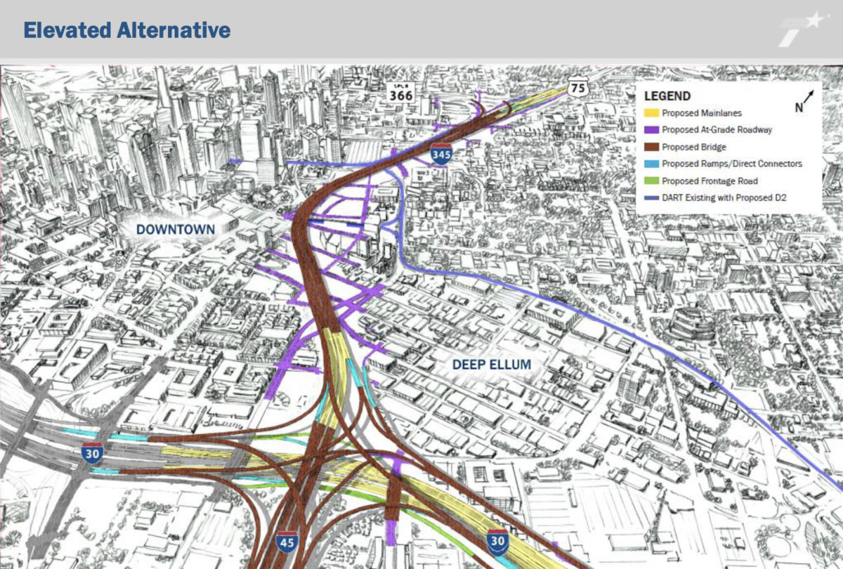 Here Are the Five Possible Futures for I-345 - D Magazine