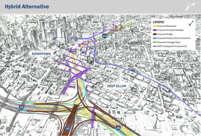 Here Are the Five Possible Futures for I-345 - D Magazine