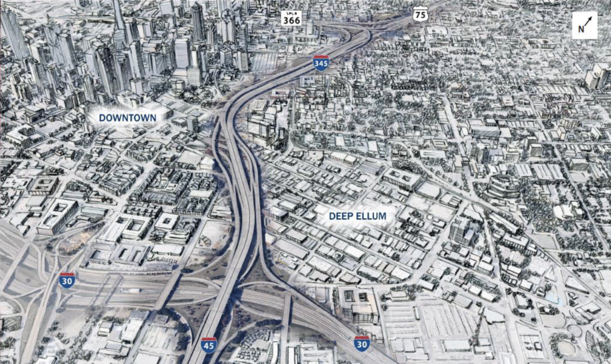 Here Are the Five Possible Futures for I-345 - D Magazine
