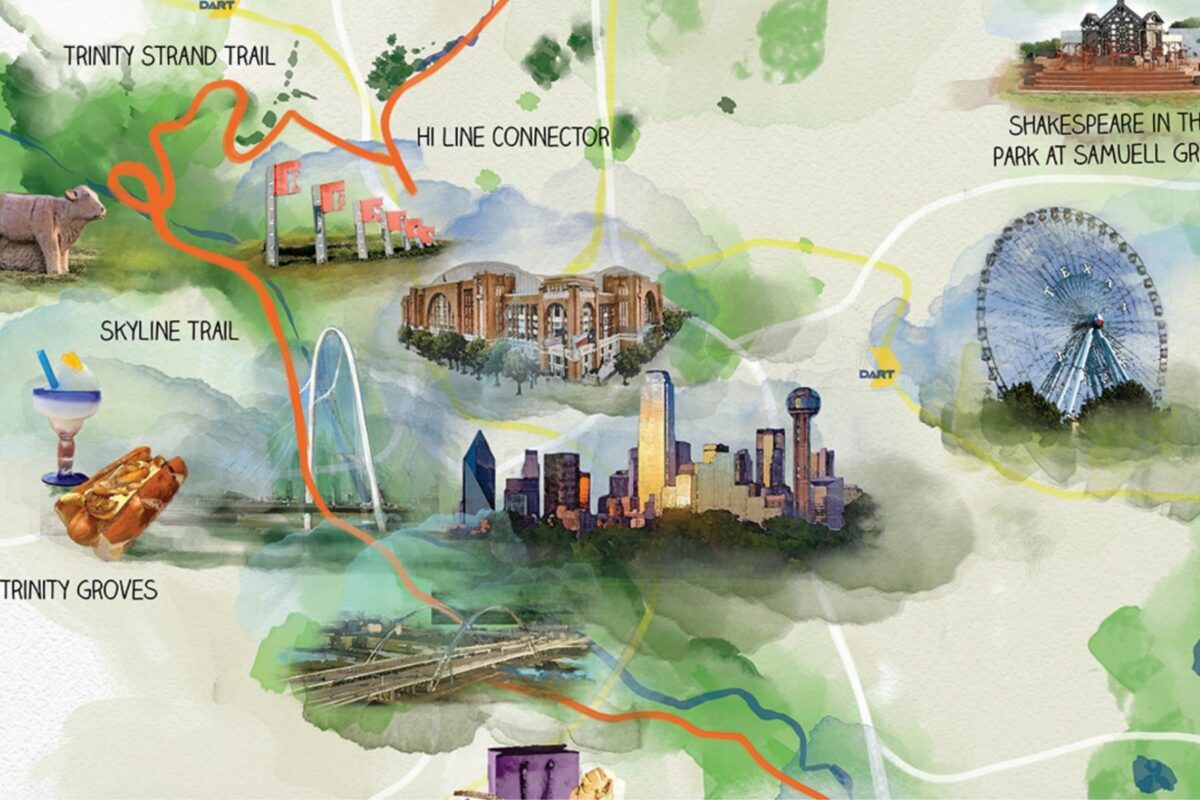Look at This Pretty Map of The LOOP - D Magazine