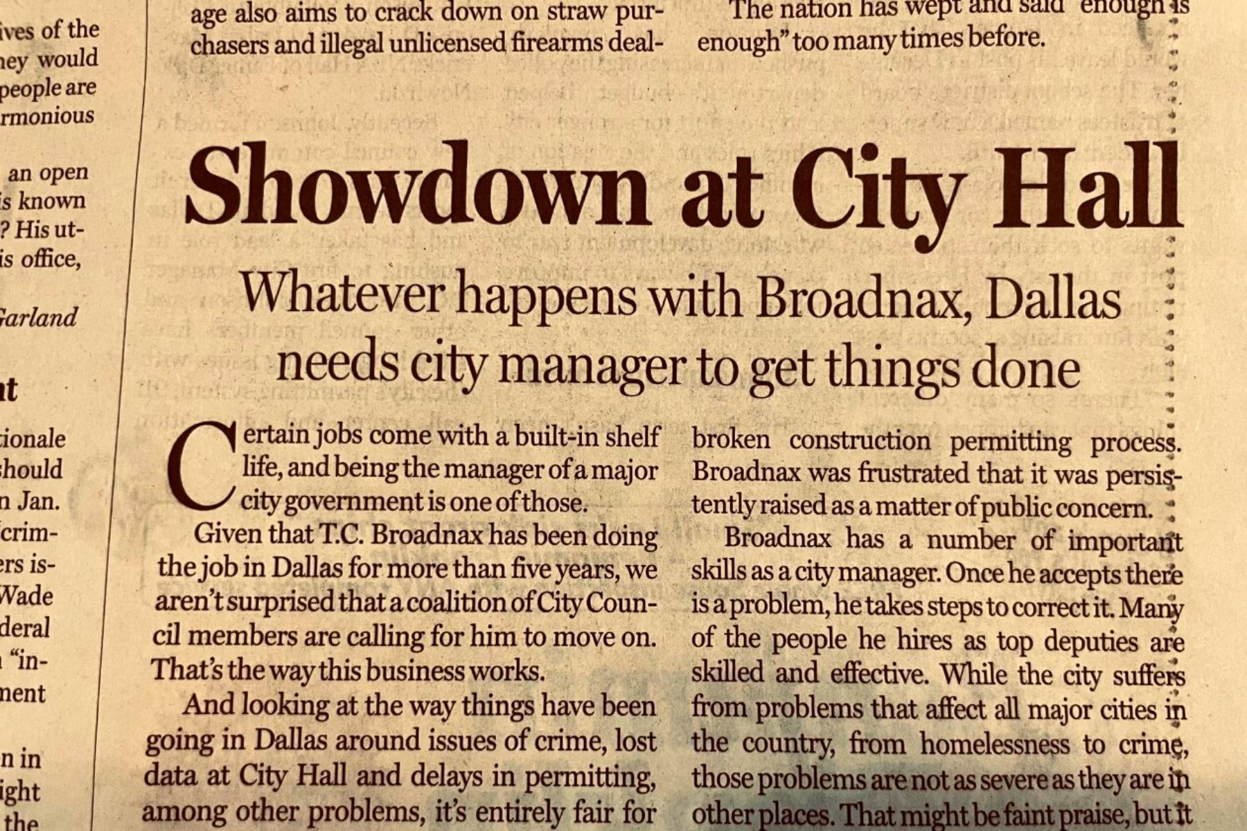 A Few Words About the DMN Editorial on T.C. Broadnax - D Magazine