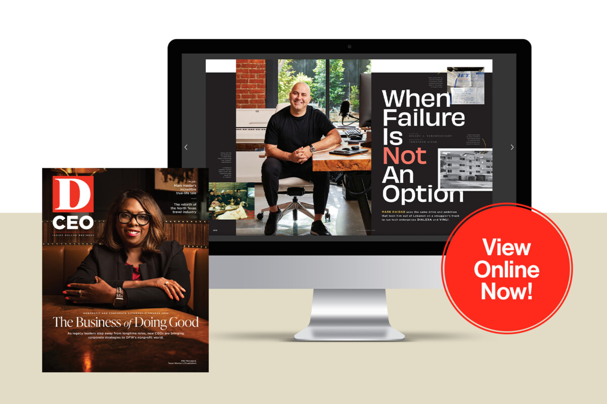 Now Available: D CEO's August Digital Issue - D Magazine