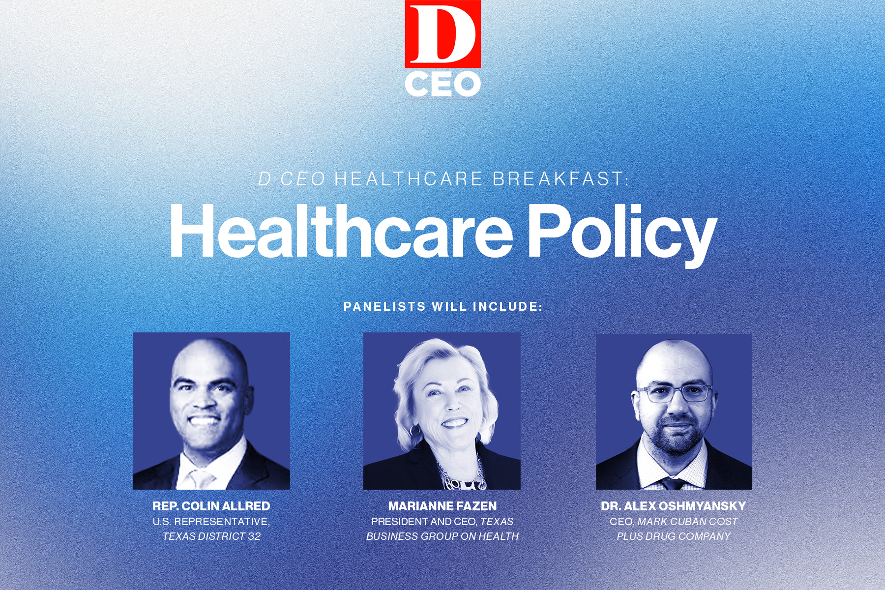Join Us for Our Next D CEO Healthcare Panel: Healthcare Policy - D Magazine