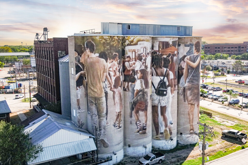 An Australian Artist Turned McKinney’s Grain Silos Into a Tribute to ...