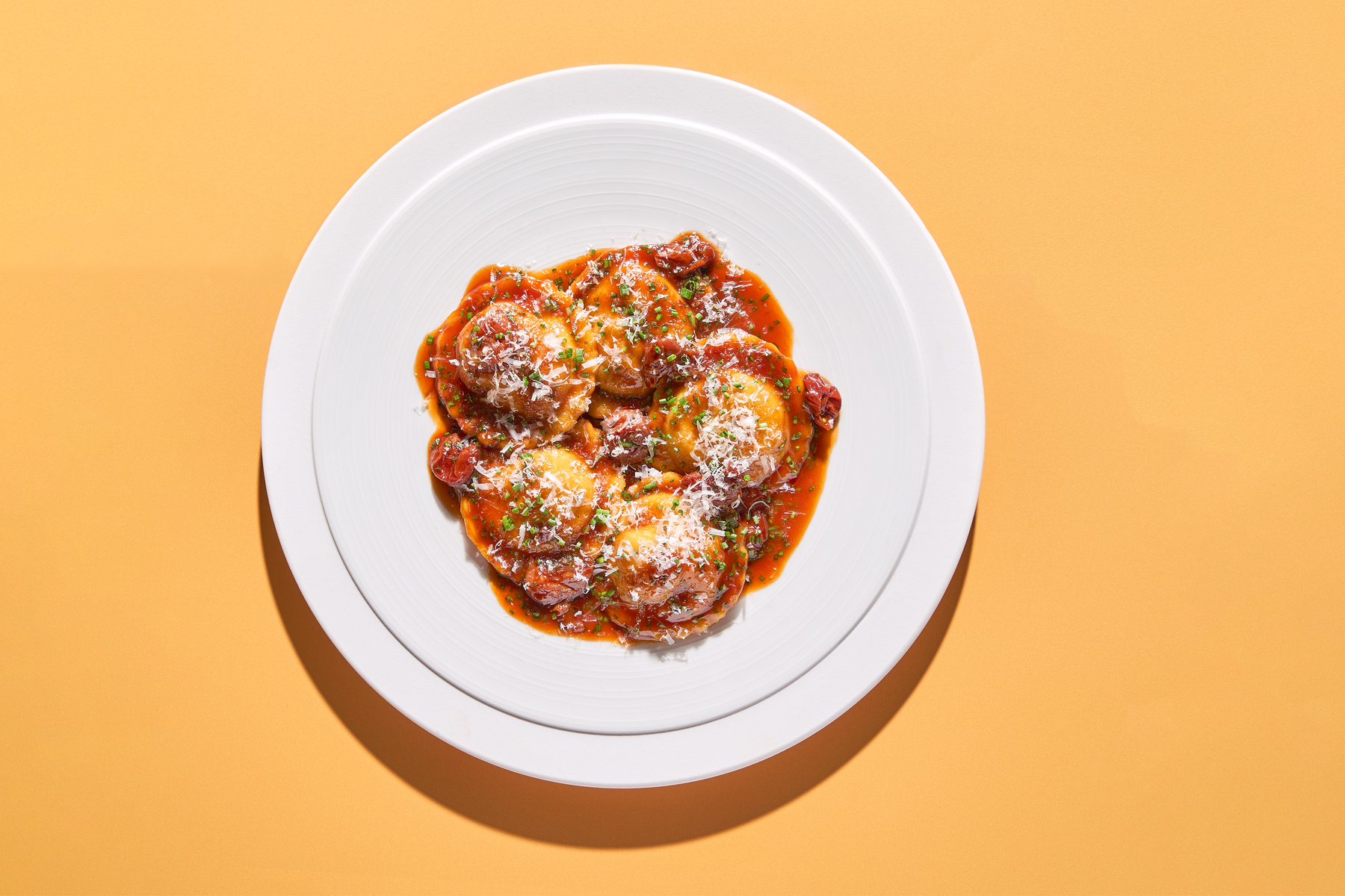 Try Brisket and Foie Gras Ravioli With Cherries on Top at The Saint - D ...