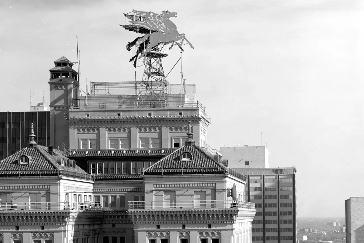 How the Red Pegasus Became a Symbol of Dallas - D Magazine