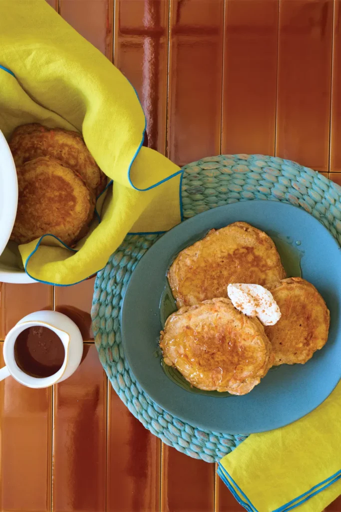 Recipe: Buttermilk Carrot Pancakes with Spiced Whipped Cream - D Magazine