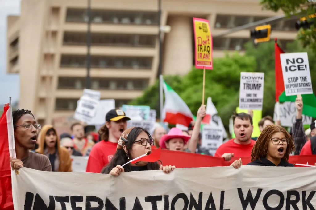 May Day Marchers Rally in Downtown Dallas - D Magazine
