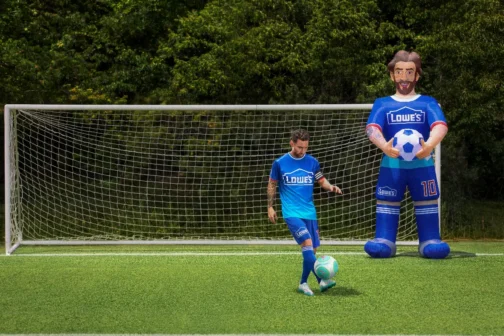 A 20-foot Messi, just before the World Cup - D Magazine