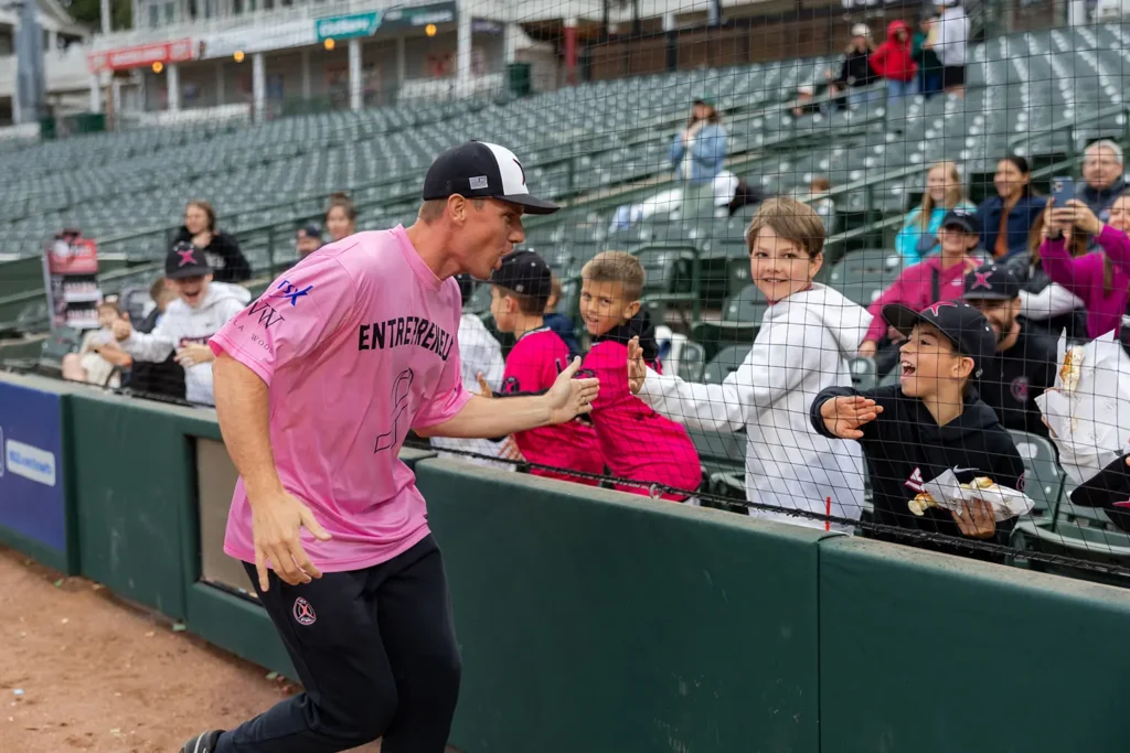 Scenes From the National Breast Cancer Foundation's Charity Softball ...